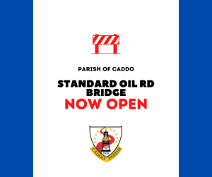 Standard Oil Road bridge now open for travel | Parish of Caddo