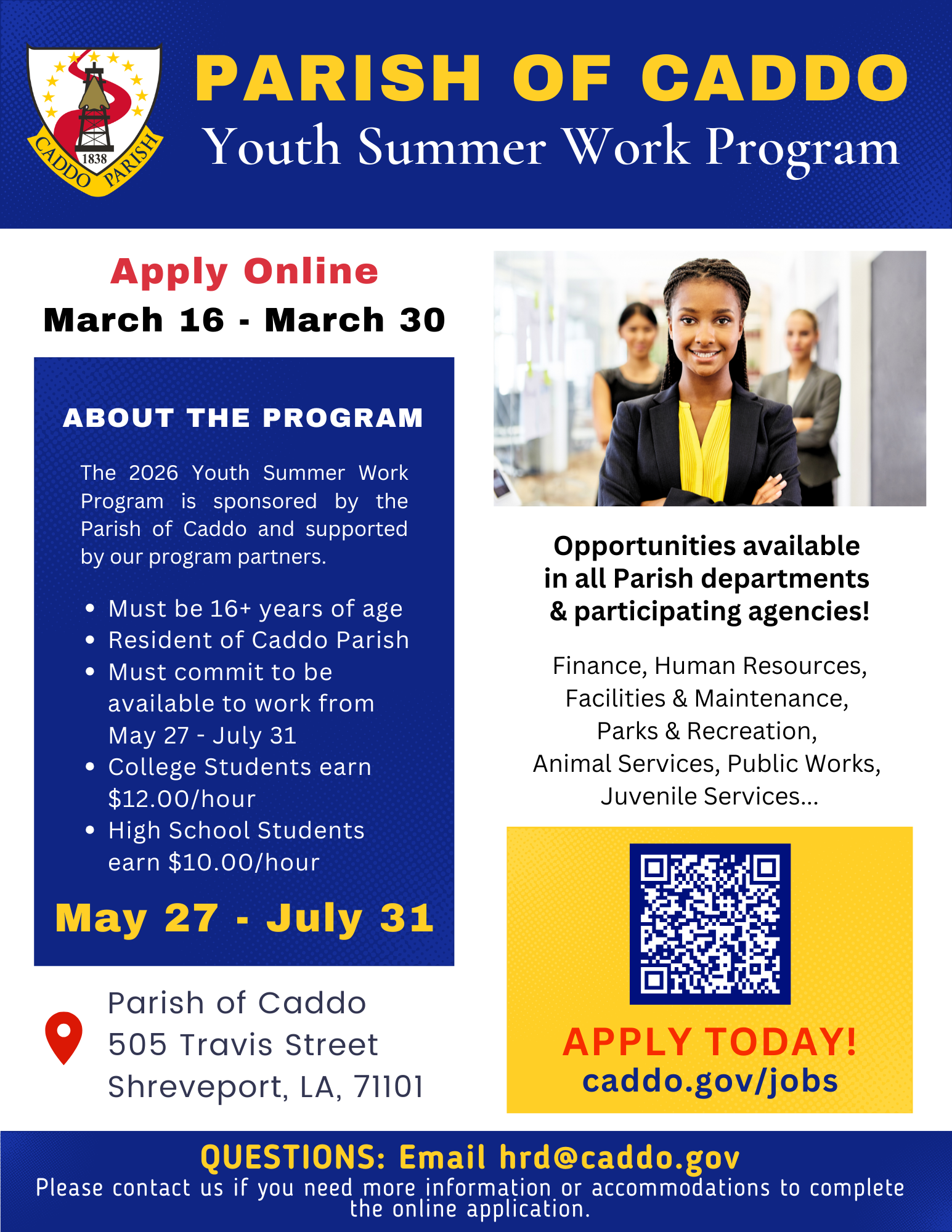 Human Resources | Parish of Caddo